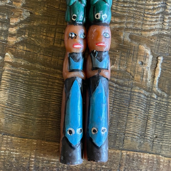 Accents | Vintage Alaskan Totem Pole Candle Sticks | Poshmark